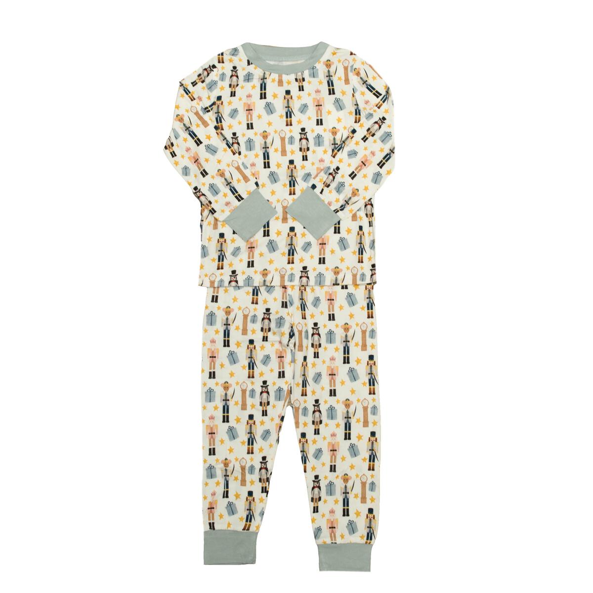 Blue Nutcracker Pj's – Diamonds and Dinosaurs Children's Boutique